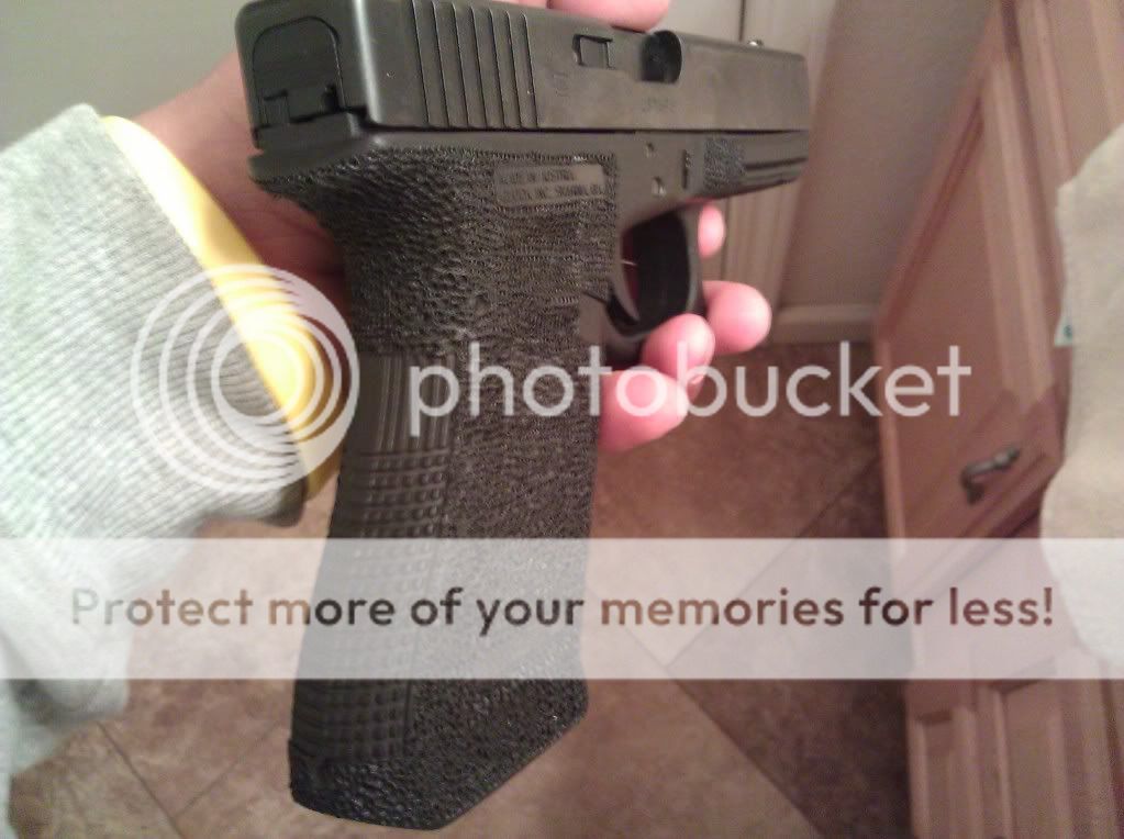 Stippled my glock 17/Grip chop. UPDATE. - Calguns.net